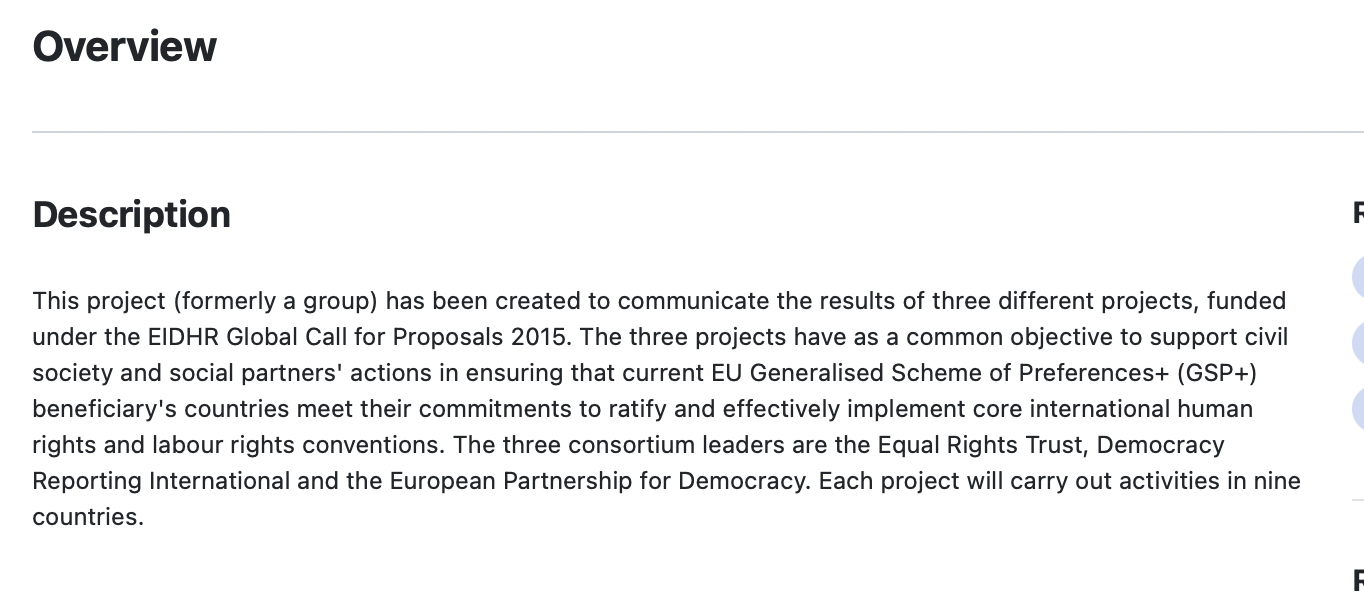 Create a Project | Capacity4dev